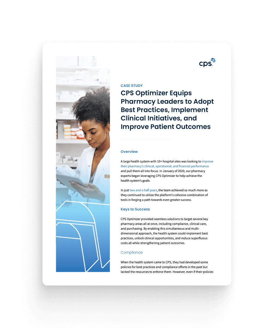 CPS Optimizer Pharmacy Management Software | CPS